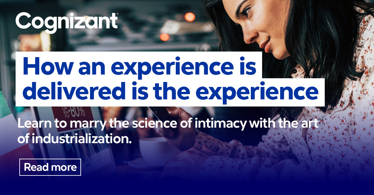 'How' an experience is delivered 'is' the experience