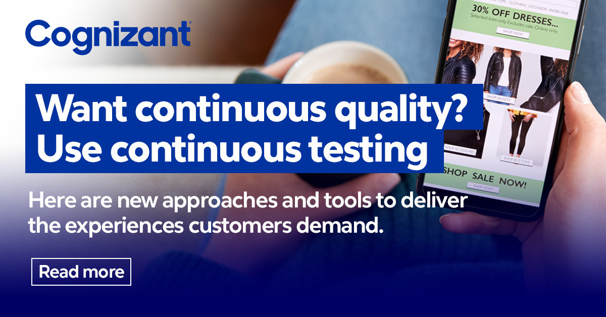 For continuous quality, you need continuous, automated testing