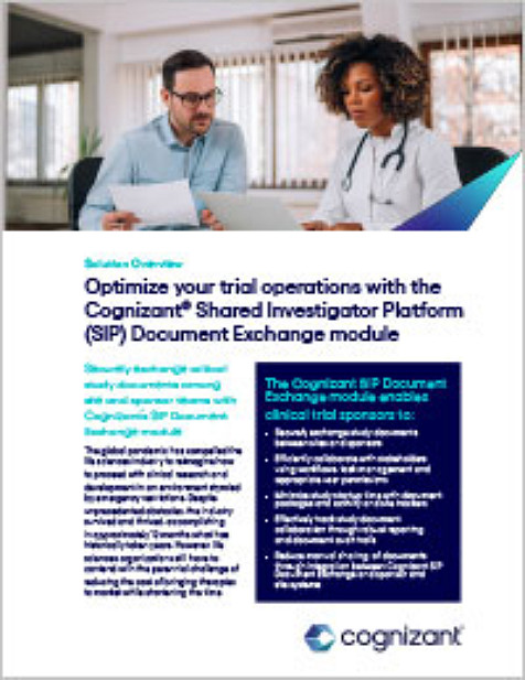 Shared Investigator Platform for Clinical Trials | Cognizant