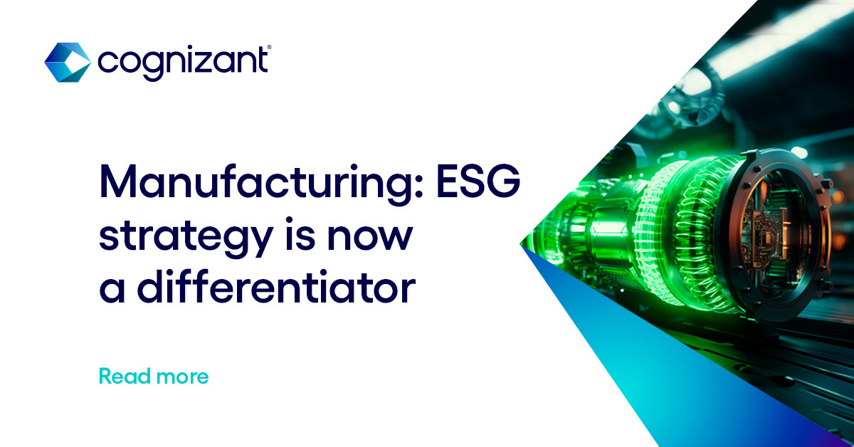 ESG in manufacturing: from compliance to competitive edge