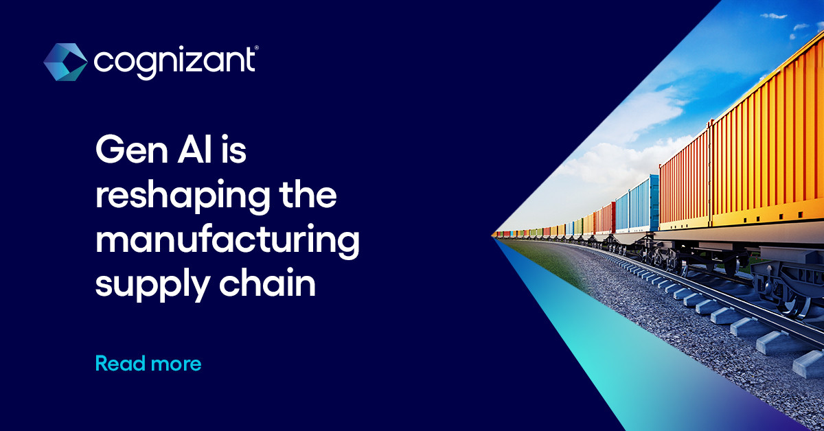 How manufacturers can use gen AI to rethink the supply chain